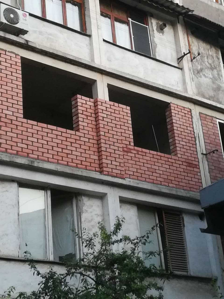 кладка кирпич балкона!