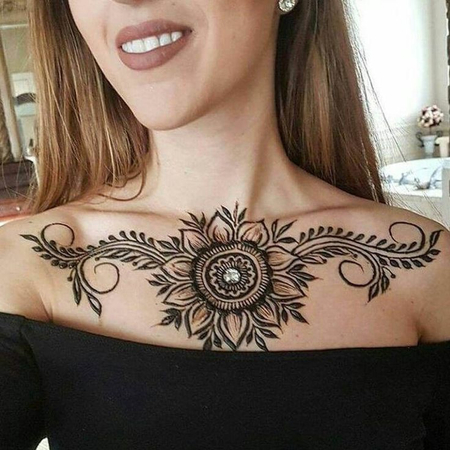 Михенди рисунки по телу