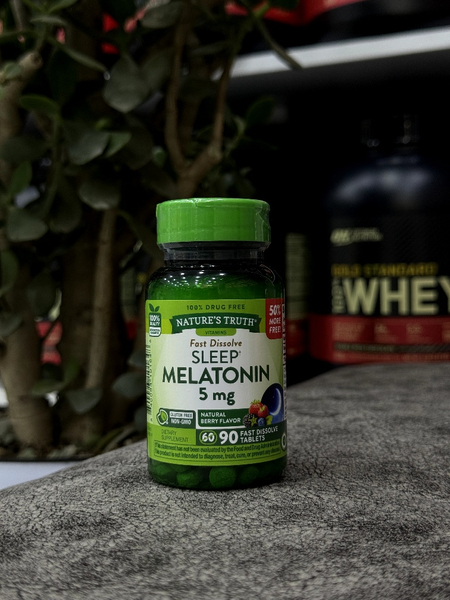 Nature's Truth Sleep Melatonin 5 mg 90 tablets 90 servings, мелатонин.