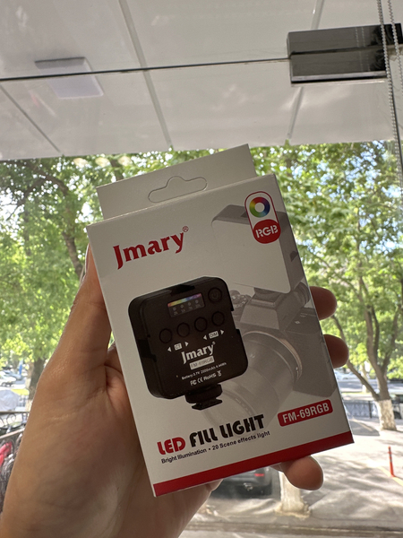 Jmary Fm 72Rgb светодиодная вспышка для видео аппаратов