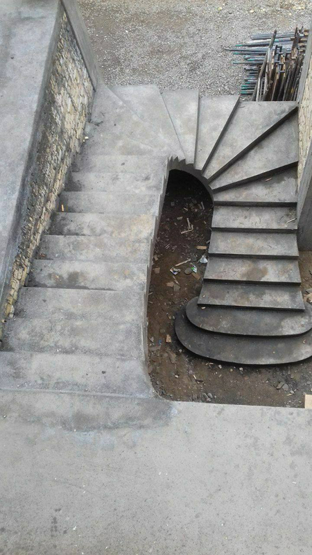 Betondan zinalar quyib beramiz. Arzon va sifatlik qoʻl mehnati.