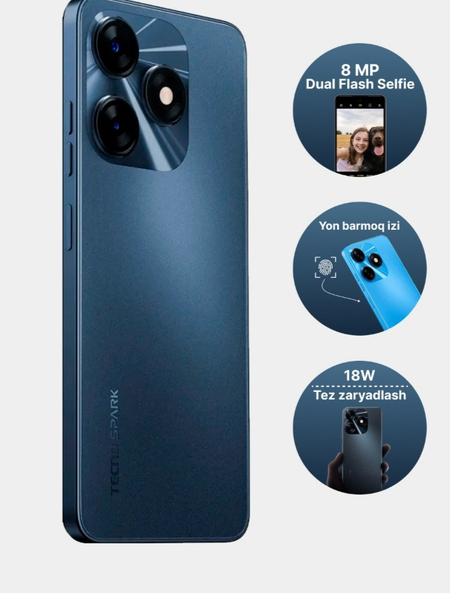 TECNO Spark 10 srochno karobka ishlatilmagan!