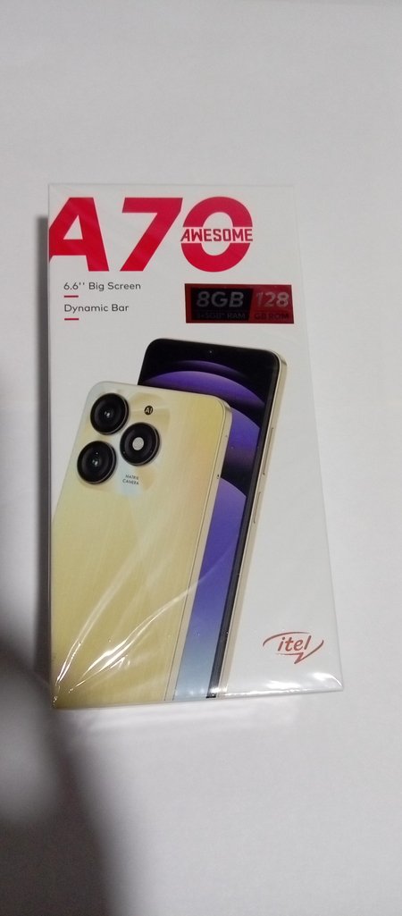Itel A70  8/128GB камплей чихол, наушник. 18ват (Редми,самсунг, айфон)