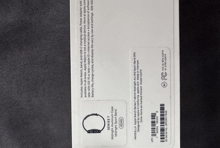 Apple Watch 7 45 mm black