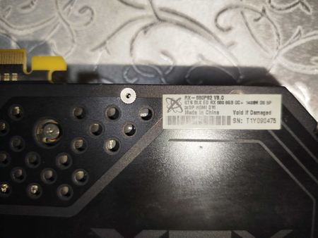 XFX RX 580 8GB 2304 SP +OC