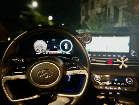 ELANTRA 2021, qora 55.000km, 2- pozitsiya
