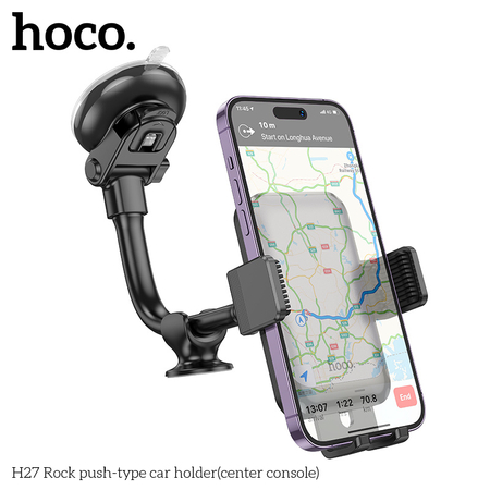 Автомобильный держател для телефона с беспроводной зарядкой hoco hw9