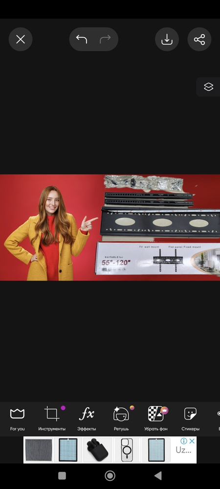 Кронштейн для телевизора Слим kronshtein televizor tv slim настенный