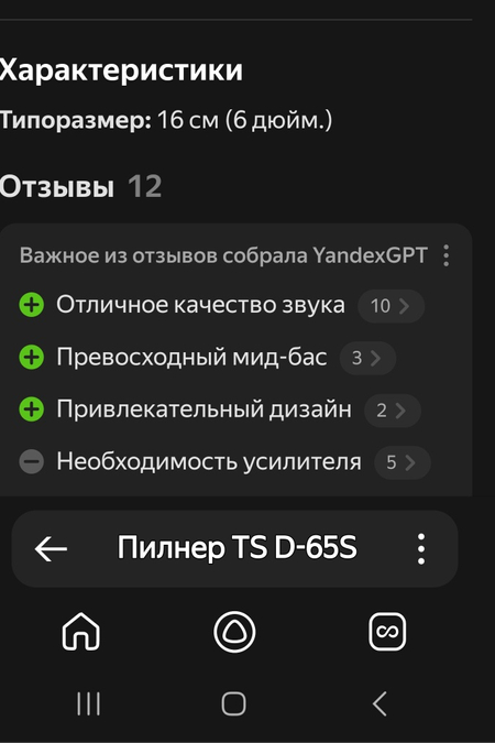 Pioneer 16,5 пионер калонки