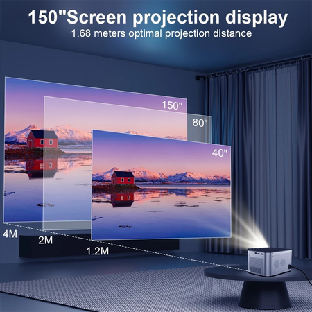 Смарт проектор HY350 Android 11, 1080p Full HD Wi-Fi