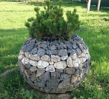 Габионни белый камен