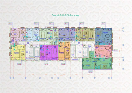 3х ком 101,3 м2 с рассрочкой на 24 мес на этапе котлована Мирабад р-он
