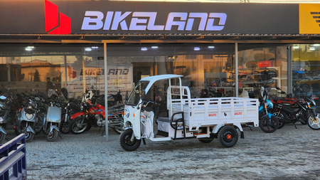 Новинка 2023. ТРИЦИКЛ ЭЛЕКТРИЧЕСКИЙ BIKELAND 1.5T (60V 58AH, 1,8Мх1,3М