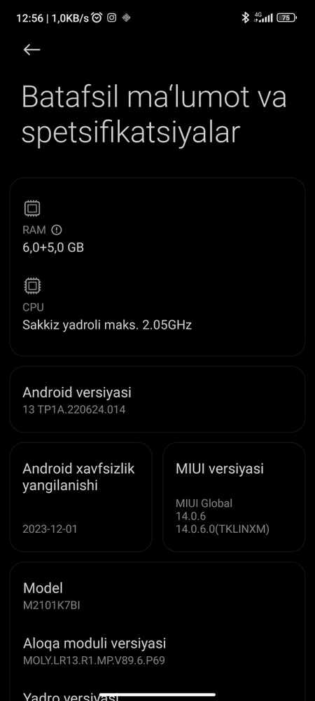 Redmi not 10 s india varianti