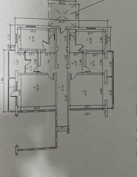 Офисное помещение в центральном районе по низкой цене