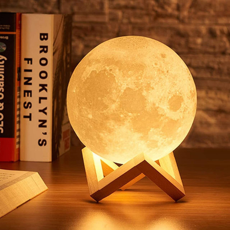 3 D Moon Lamp. Оригинал совга эсдалик учун. Доставка бепул шахар ичида