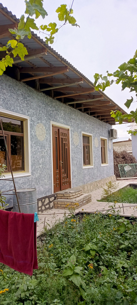 Фасадные работы с травертина