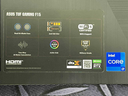 Notbook sotiladi i7 rtx3060 taf15