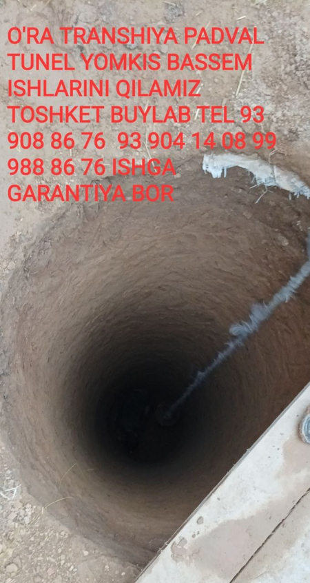 Ura o‘rachi basen tunel yomkis tiranshe padkop