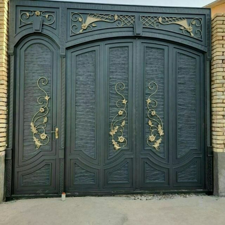Дарвоза уста барча турдаги темир дарвоза навес казерок перила ясаб