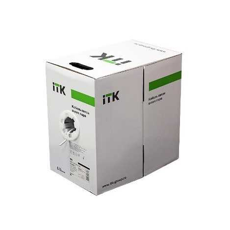 Кабель ITK UTP категории 6A LSZH серый