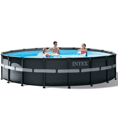 INTEX 549×132см Доставка есть  Ультра черные Бассейн