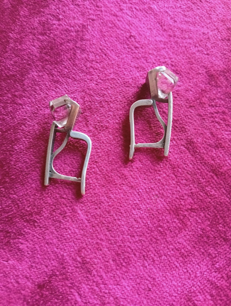 Сережки серебряные. Серьги Турция.