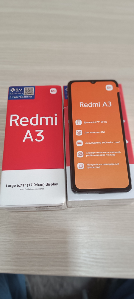 Redmi A3 Midnight Black