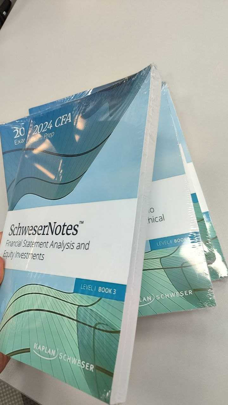 CFA Книги для подготовки. 5 книг. SchweserNotes Kaplan 2024