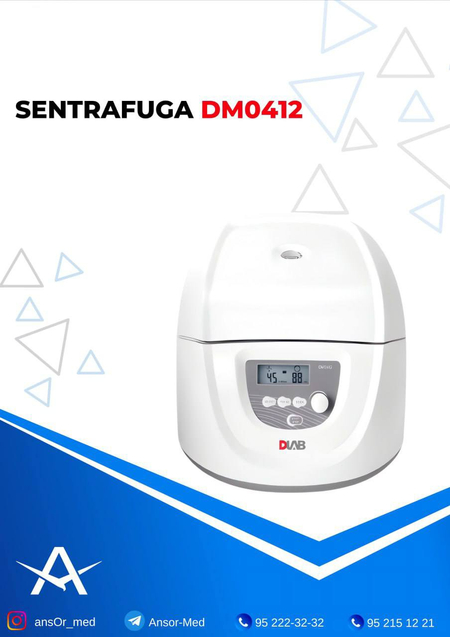 Sentrafuga 800D.  Sentrafuga DM0412