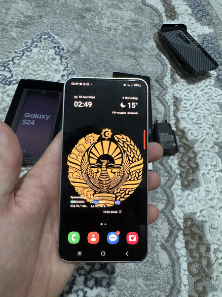 Samsung S24  6 oy garantiyasi bor