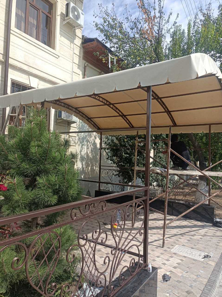 Banner tent banr soya setka ustanovka