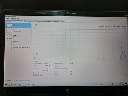 Продам ноутбук HP Pavillion 15. I3 + 16gb ram + 256gb ssd + 500gb hdd