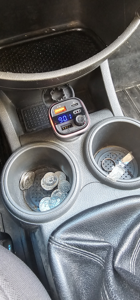 Fm модулятор, fm трансмиттер, bluetooth, usb reader mp3, зарядка 18 w