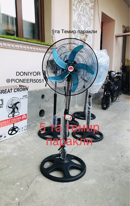 Вентилятор янги 5та темир паракли ventilator сфатлиун дом уй дача . ун