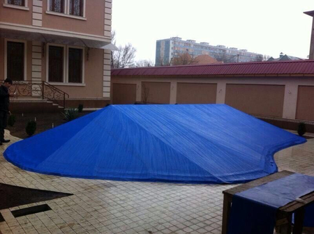 консервация бассейна на зиму