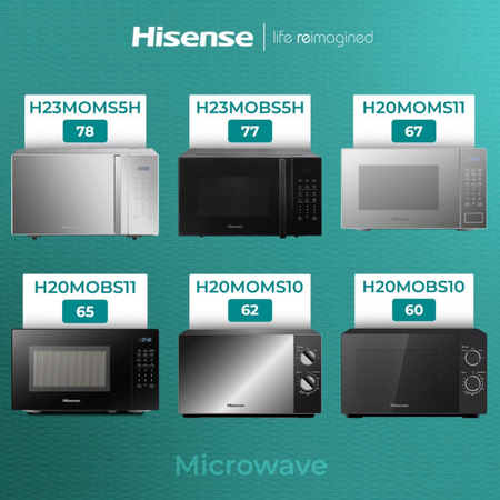 Микроволновки HISENSE H20MOBS10 20L по оптовой цене