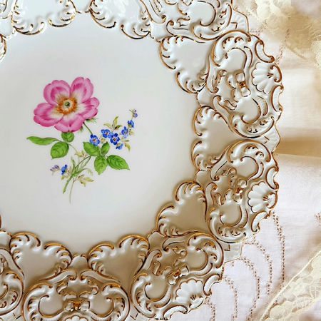 Старинное блюдо Meissen