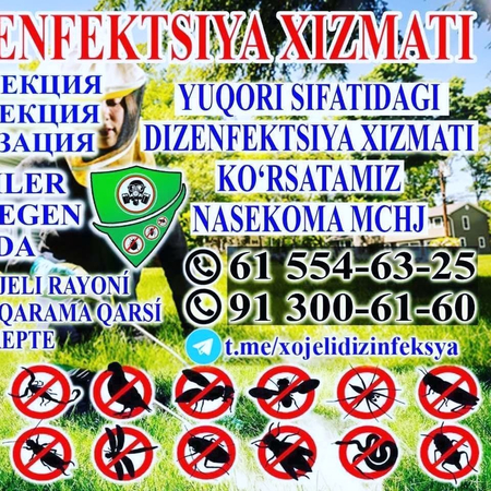 Dizinfeksya uz xizmati