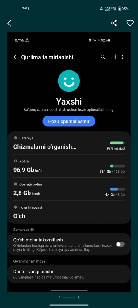 S10 8/128 aybi pachti yo