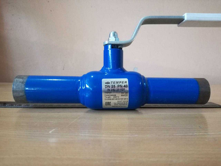 Кран шаровый приварной Temper DN20 PN40 - DN200 PN25