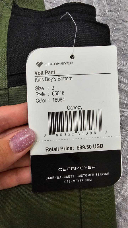 Obermeyer Kids Boy's Volt Pants полукомбинезон
