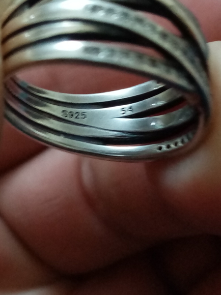 Кольцо серебро 925, 16,5 р-р, 4 г.