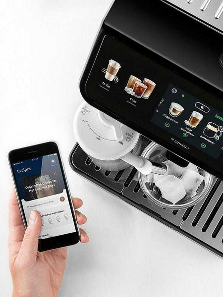 Кофемашина De'Longhi ECAM450.65.S/Cтальной/Автомат/Айс кофе