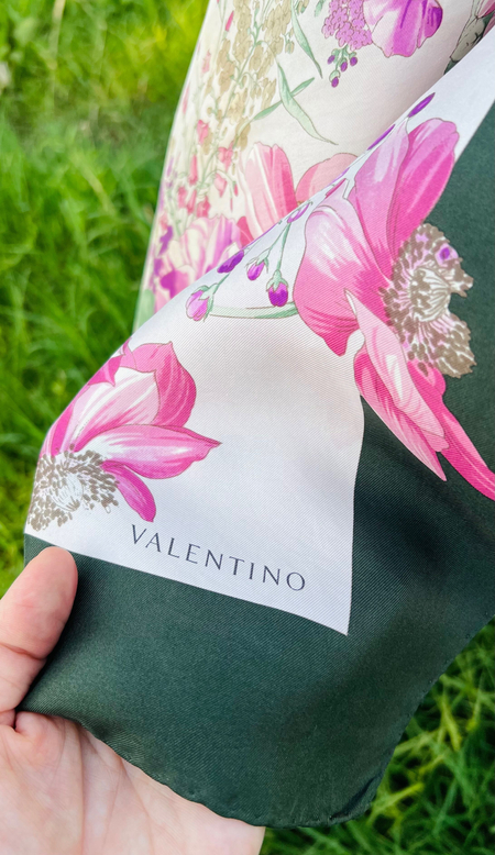 Шелковый платок Valentino Оригинал