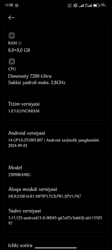 Redmi not 13 pro puls 5g