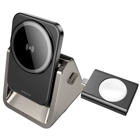BOROFONE BQ30 Док-станция 3 в 1 Magnetic 20W iPhone 15 iWatch AirPods