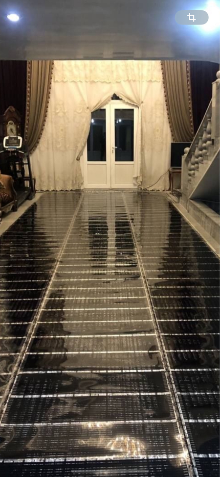 Elektichiski topli pol ustanofka qlamiz