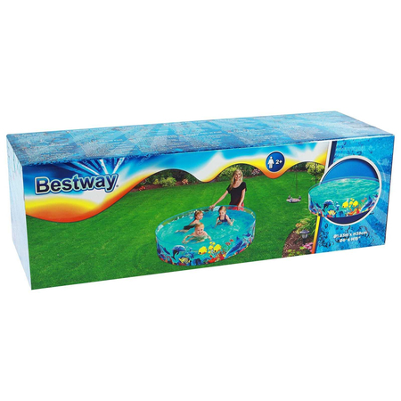 Бассейн «Одиссея», 183 х 38 см  жёсткий борт, 55030 Bestway
