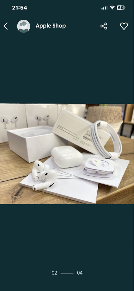 Apple AirPods Pro Dubai Premium 2024 Sensor boshqaruv Animatsiya
